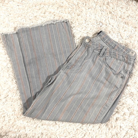 Democracy | Jeans | Democracy Flexellent Womens Sz 6 Wide Raw Edge Leg ...